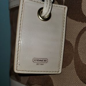 Coach | Bags | Coach Signature Jacquard Handbag | Poshmark